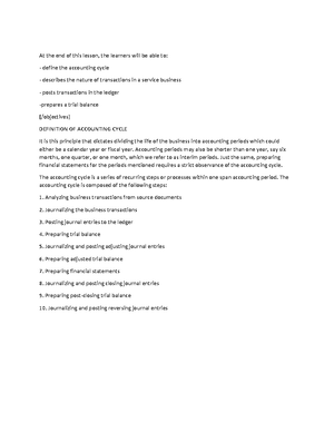 Accounting - QUIZ Financial Accounting The ield of accounting that ...