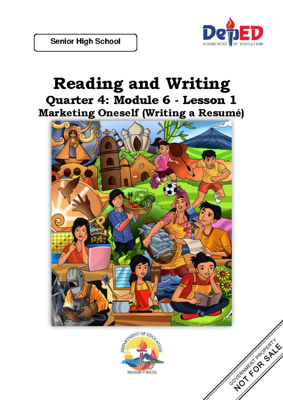Writing-Resume 064408 - Reading and Writing Quarter 4: Module 6 ...