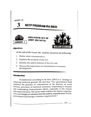 MODULE 1.pdf - Rotc/cwts/lts I - Studocu