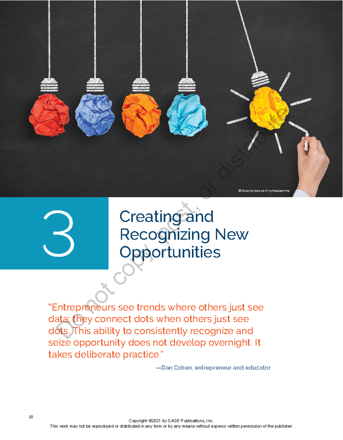 Material for Reporting - 56 Creating and Recognizing New Opportunities ...