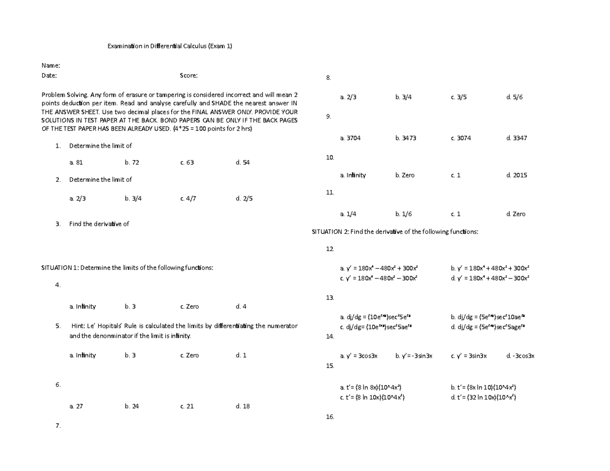 Dc exam 1a - ENGINEERING LECTURE NOTES WITH SAMPLE PROBLEMS AND ANSWERS ...