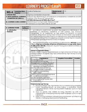 IPHP Lesson 1 from M1 - Distinguish a holistic perspective from a ...
