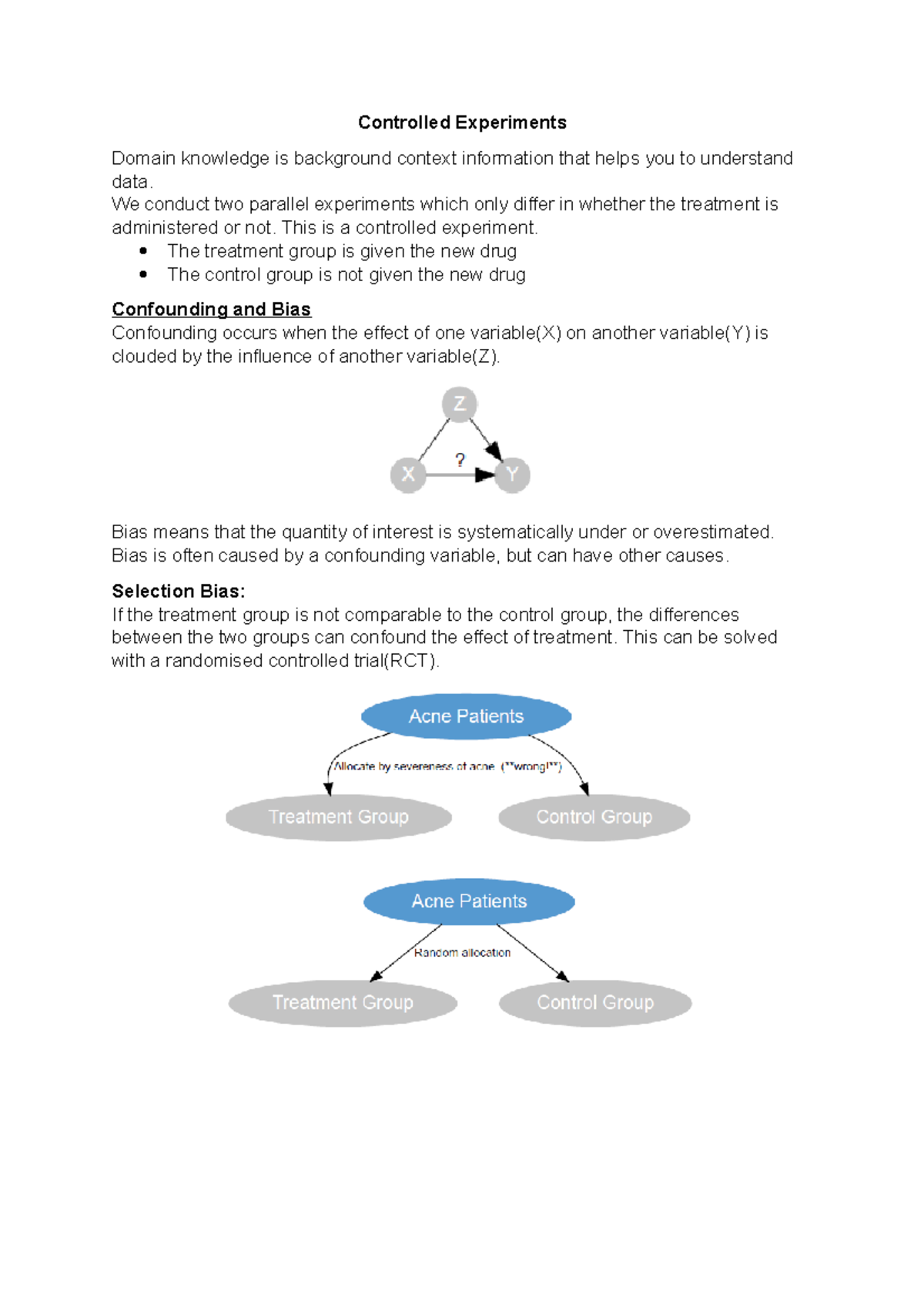 L1- Controlled Experiments - Controlled Experiments Domain knowledge is ...
