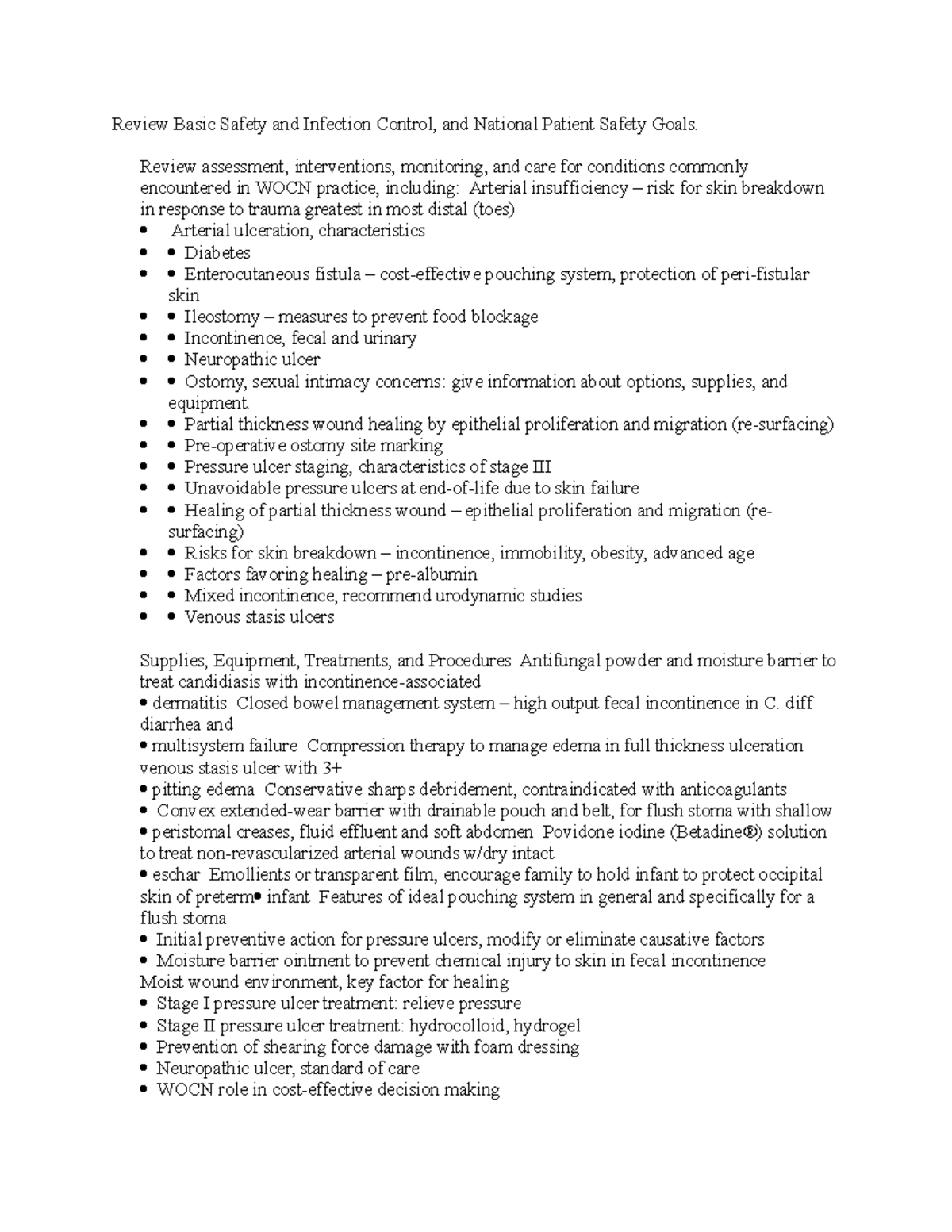 Nursing text - Basic Safety and Infection Control, and National Patient ...