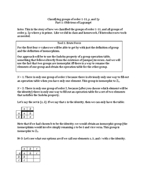 Sylow Theorems Wk Sheet 2 - Awesome Group Theory Worksheet 2!: Sylow ...