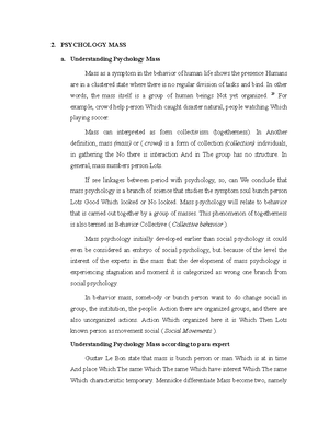 Social psych final notes - Study guide for Social Psychology Exam 3 ...