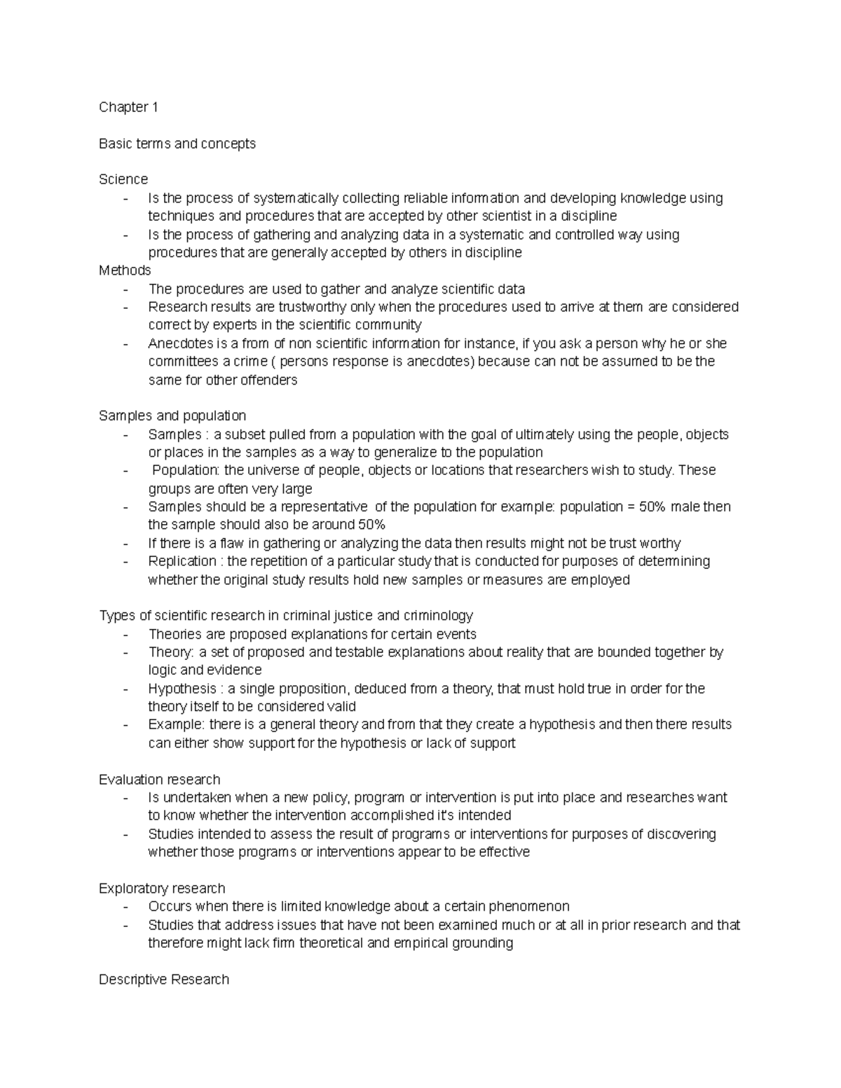 Cc327 Textbook Notes - This contains the first three lectures - Chapter ...