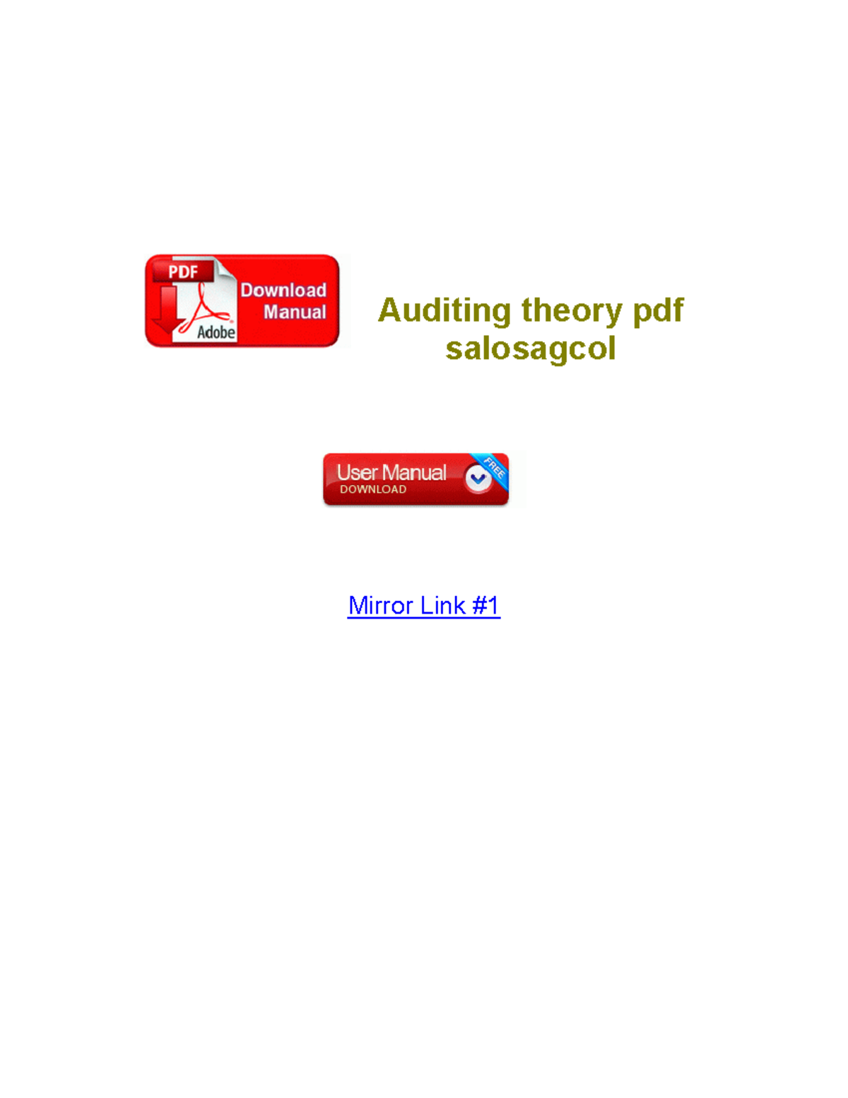 Toaz - Aud Theo - DownloadAuditing theory pdf salosagcol. Free Download e-Books So i just want ...
