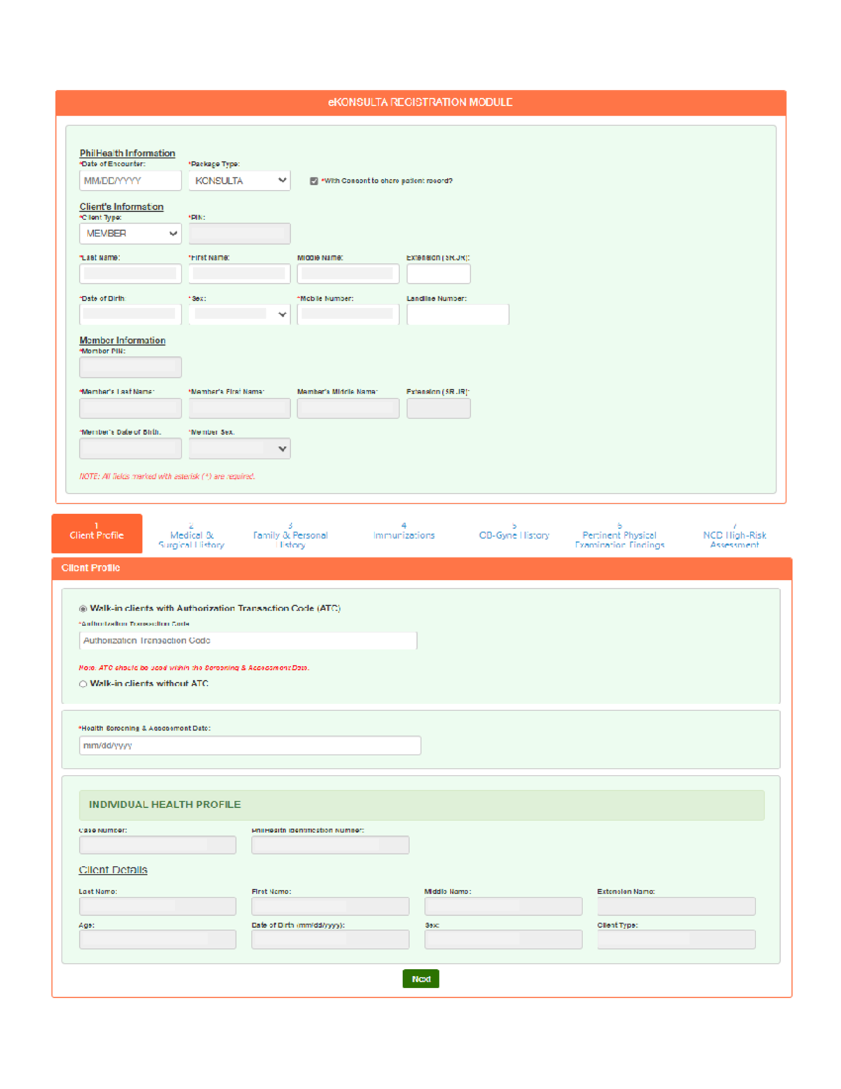 EKonsulta-form-PDF - dbjxkx dbzks e dbdka x x ckx d - eKONSULTA REGISTRATION MODULE PhilHealth ...
