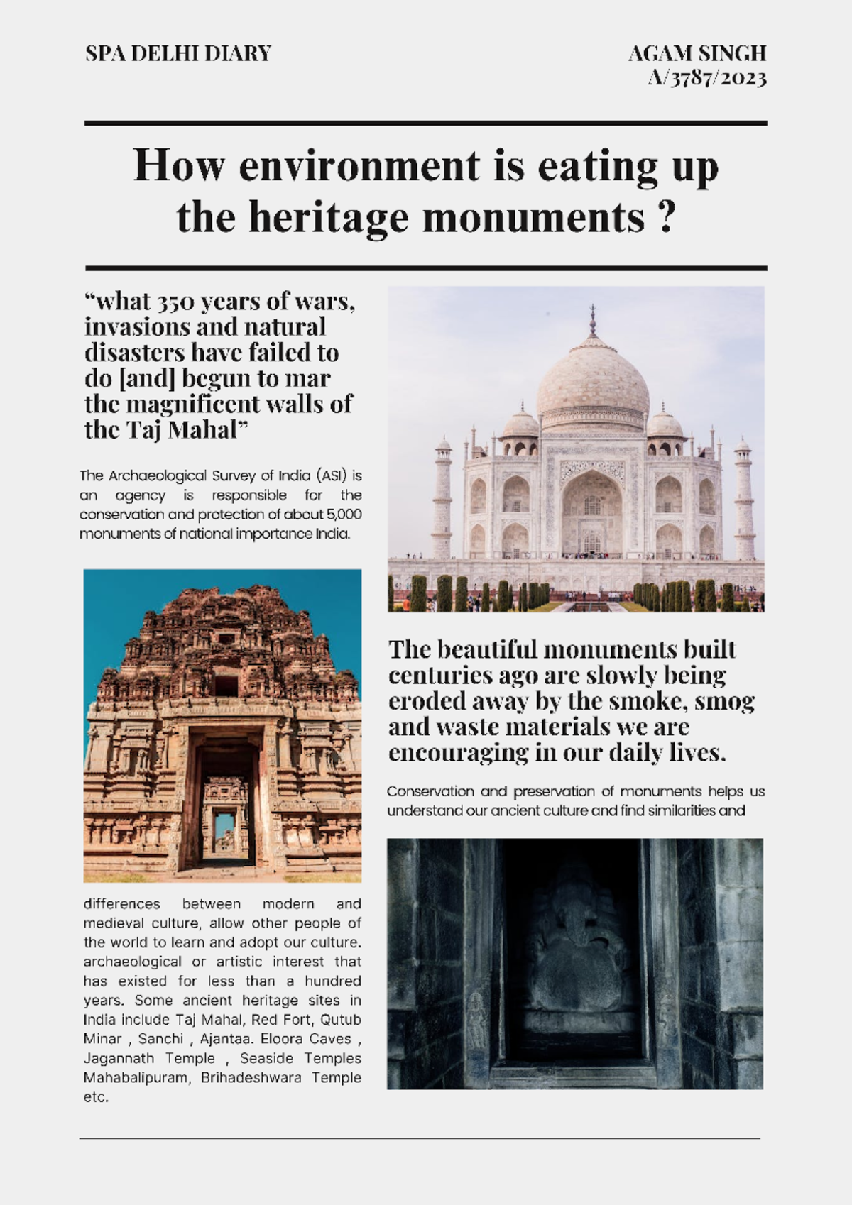 Editorial (AGAM Singh) - construction management - Studocu