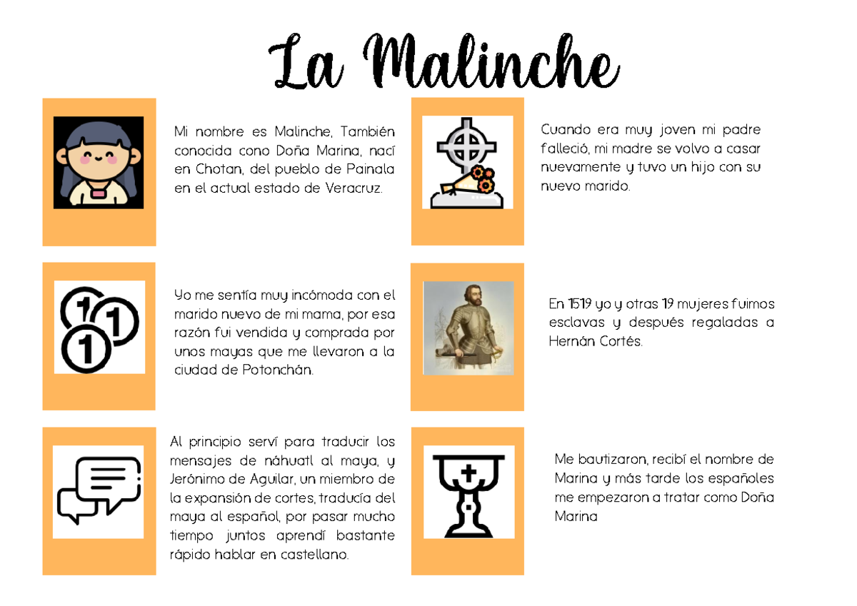 La Malinche - Mi nombre es Malinche, También conocida cono Doña Marina ...