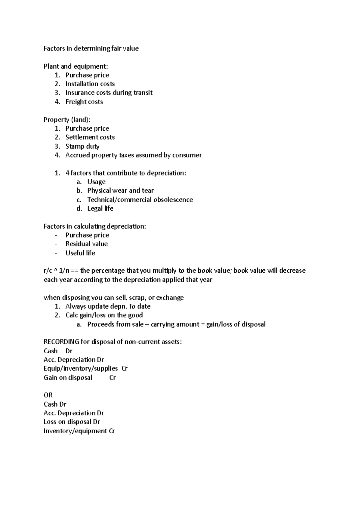 ACCT1006 Accounting Problem Notes 2020 - ACCT1006 - USyd - Studocu
