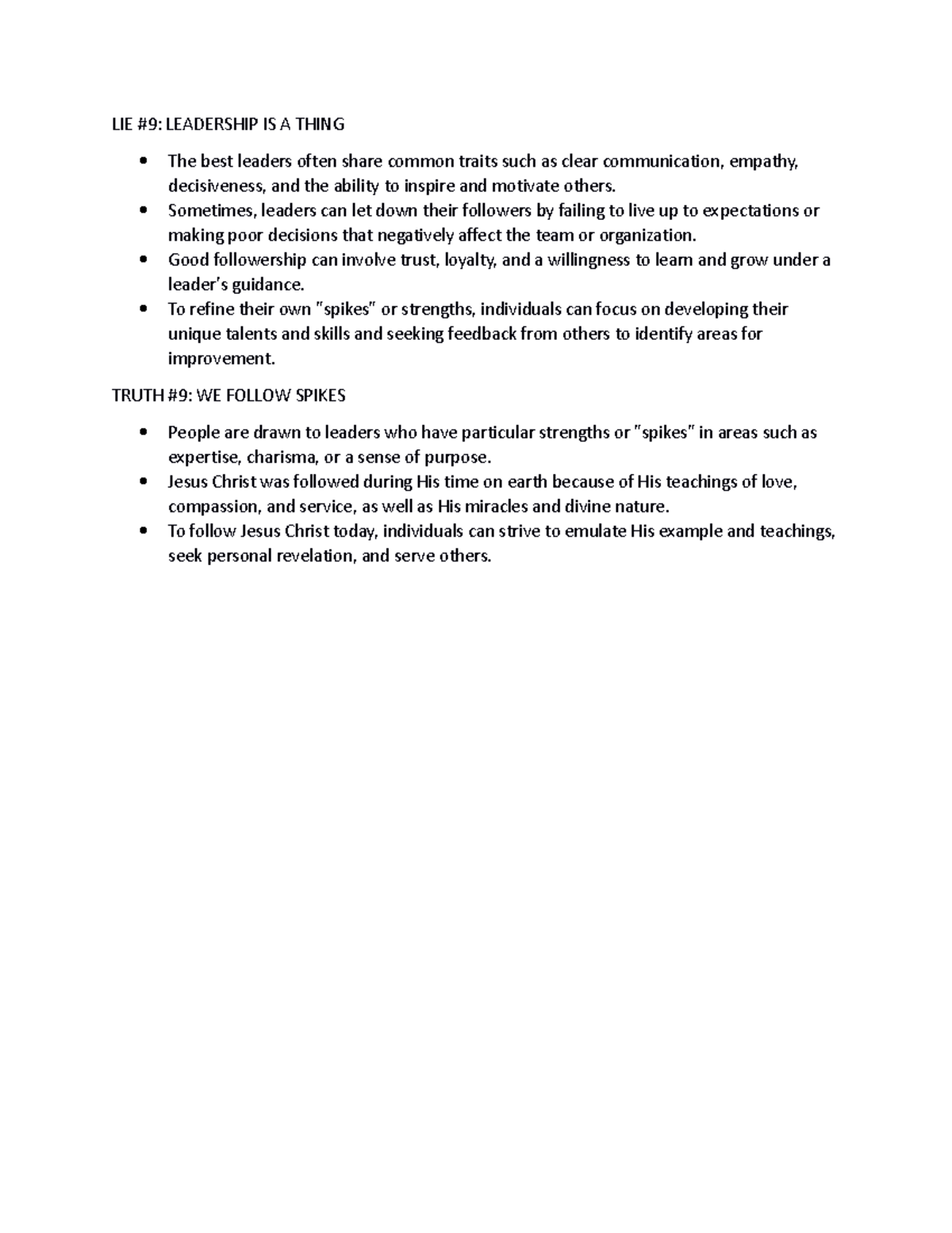 Document 49 - Worksheet for cultural regions - LIE #9: LEADERSHIP IS A ...