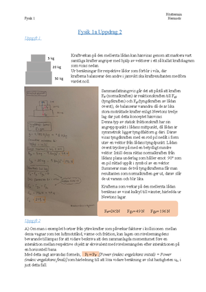 [Solved] Vatten med massan m 1 1042 kg och temperaturen T 1 3055 C blandas - Fysik, basterminen ...