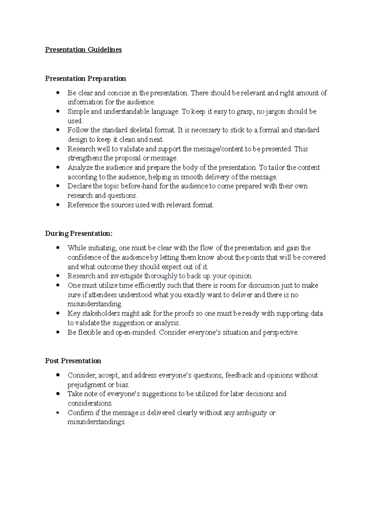 Zed Xin - Presentation Guidelines - Presentation Guidelines ...