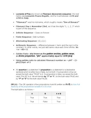 Logic and Truth Tables-1 - Logic and Truth Tables Truth tables are ...