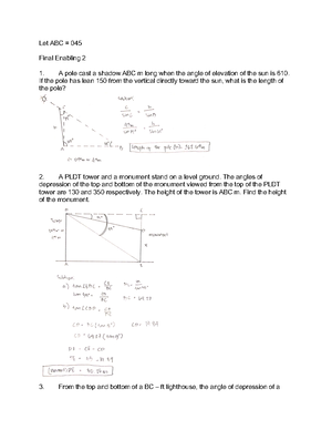 Applied Mathematics Module 3(2) - DE LA SALLE UNIVERSITY-DASMARIÑAS ...