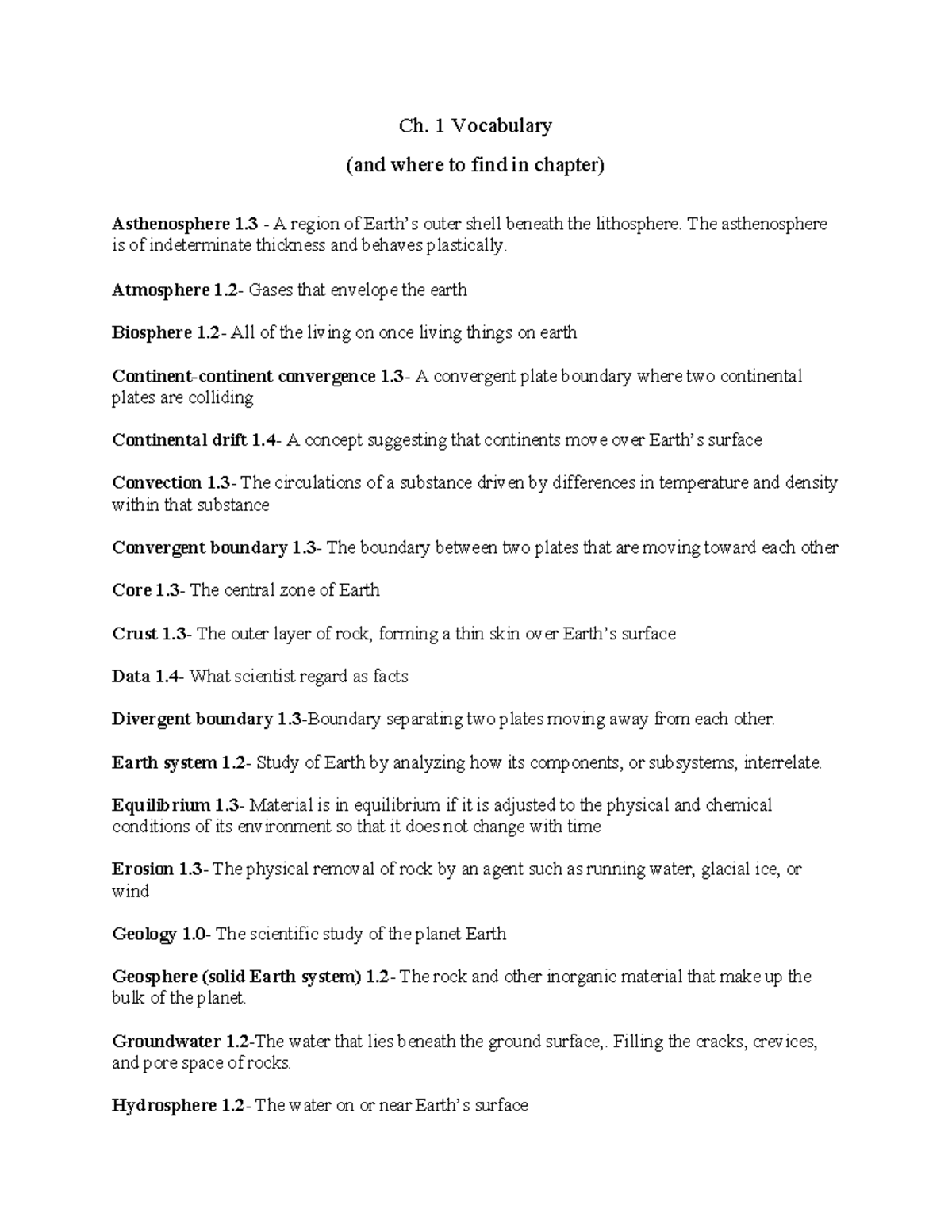 Ch1 vocab - Ch. 1 Vocabulary (and where to find in chapter ...