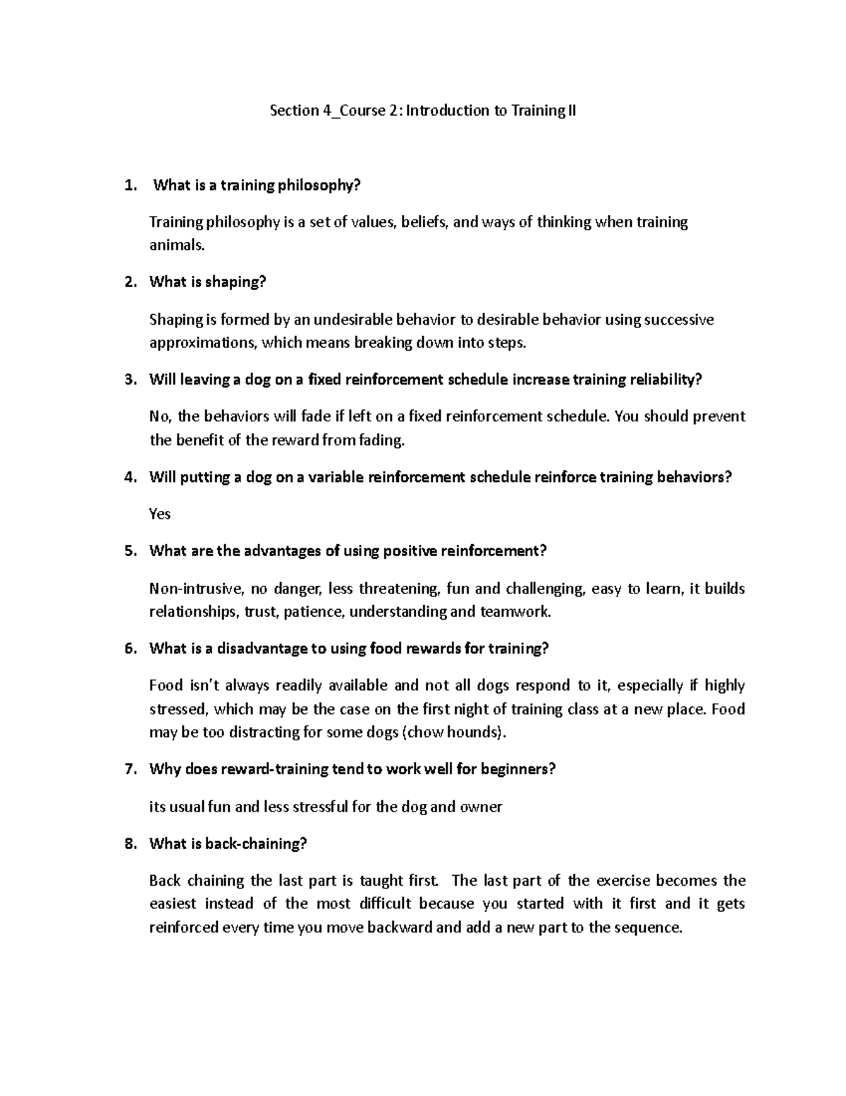 4-2 -Training II - Section 4_Course 2: Introduction to Training II What ...