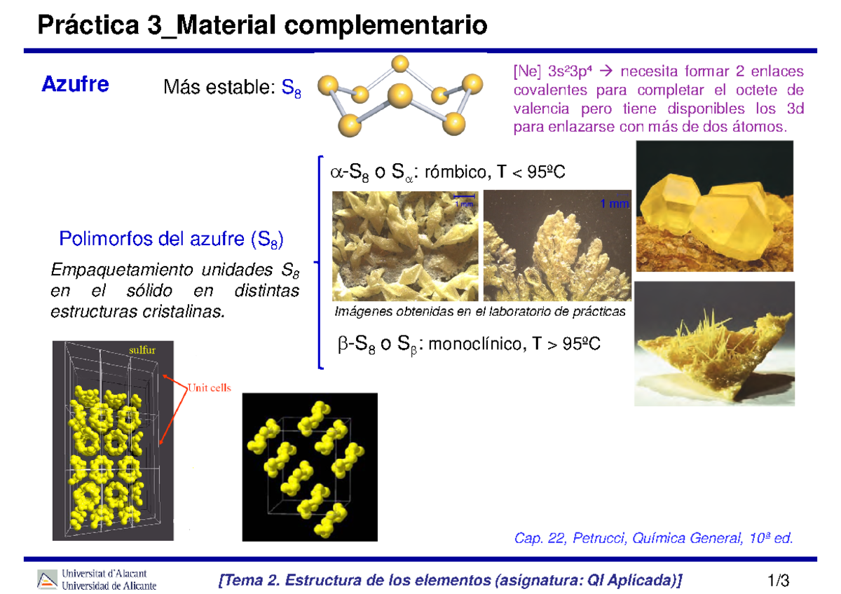 Practica 3 Material Complementario - [Tema 2. Estructura de los elementos (asignatura: QI ...