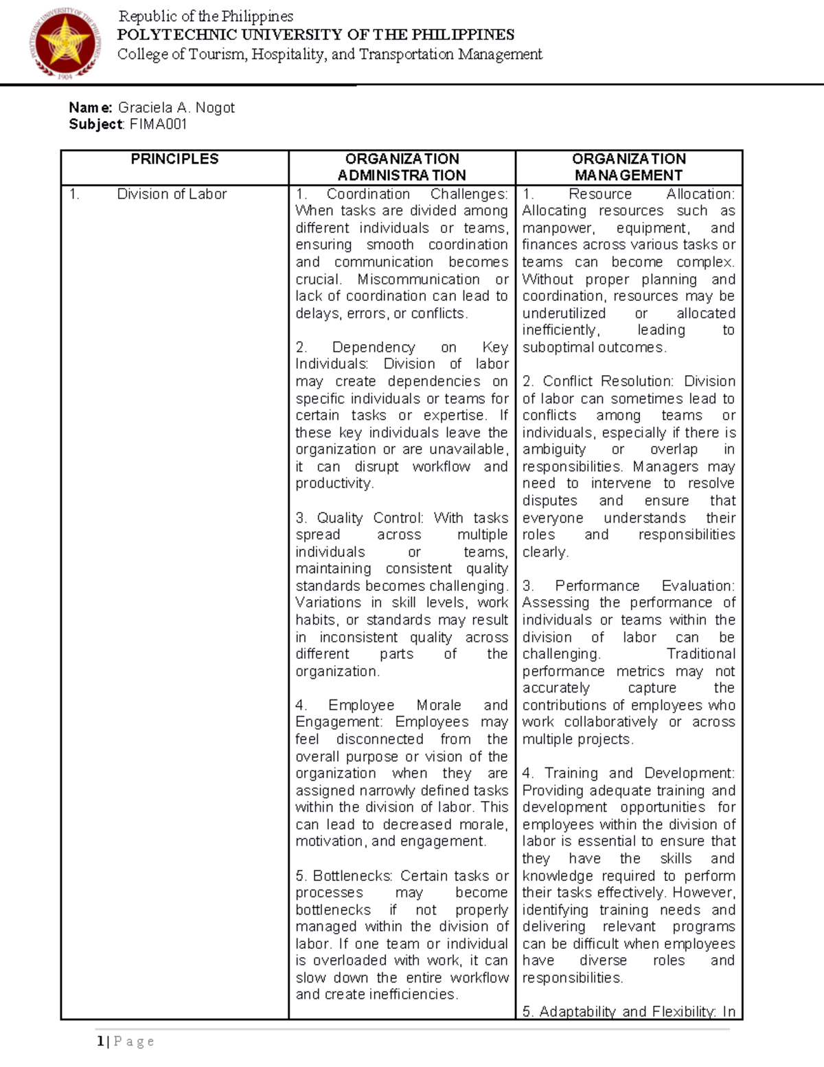 Nogot, Graciela A Midterm FIMA001 - POLYTECHNIC UNIVERSITY OF THE ...