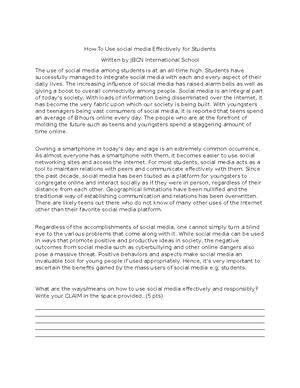 Parallelism Grade 8 Lesson Plan - La Salle University College of ...