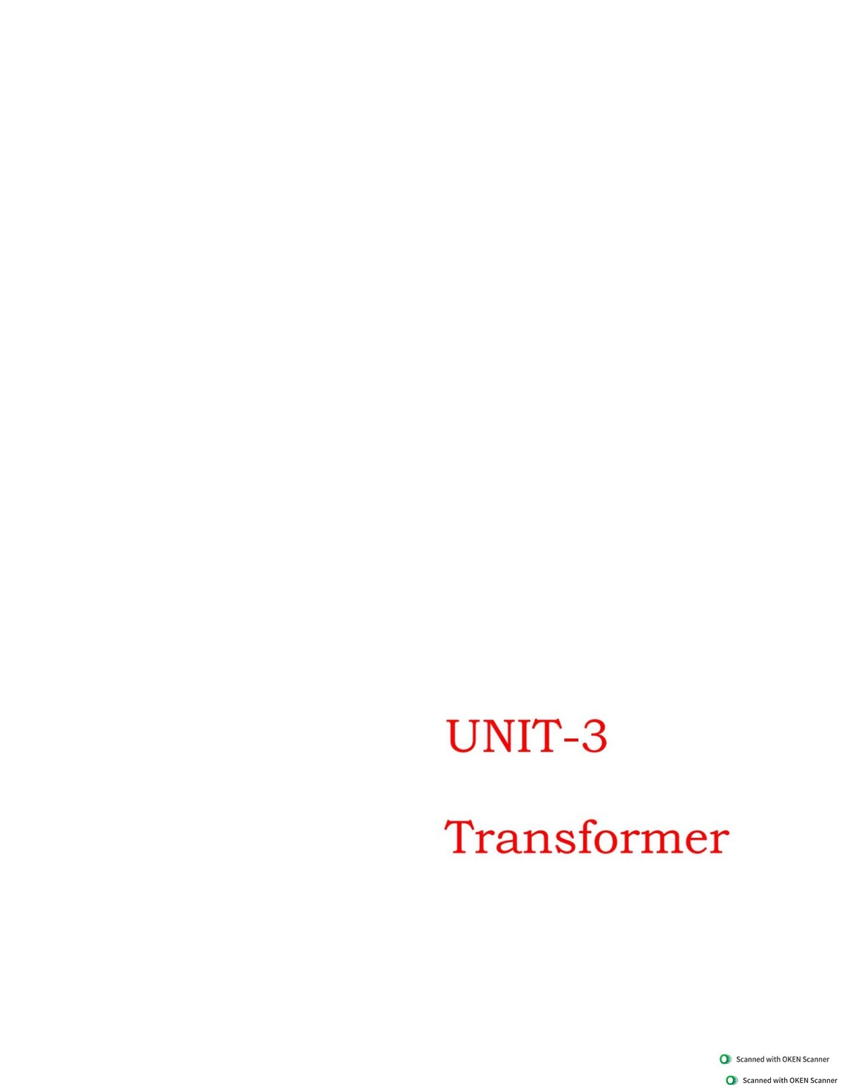 Three Phase Transformer - Electrical engineering - Studocu