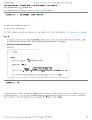 Electromagnetism Lab 1 - BMET EXPERIMENTAL LAB REPORT SID: LAB SESSION ...