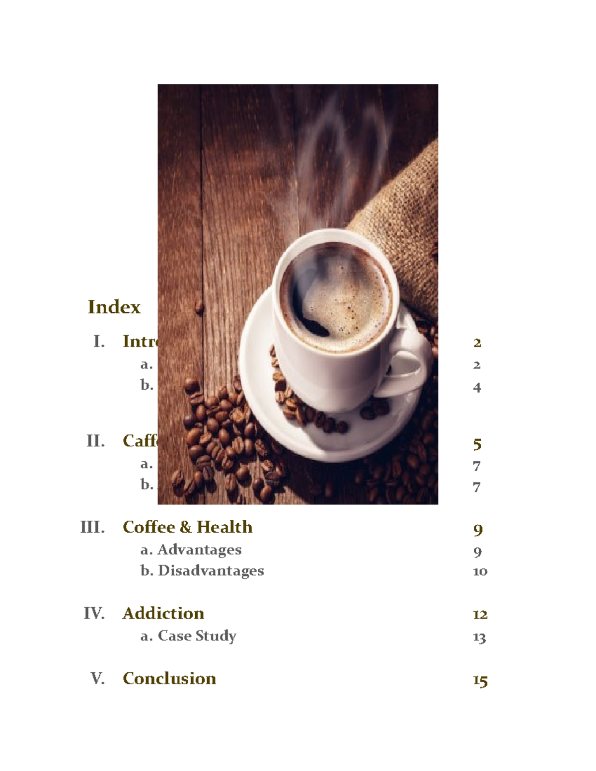 Coffee Addiction Biology Investigatory P - Coffee Addiction Priti ...