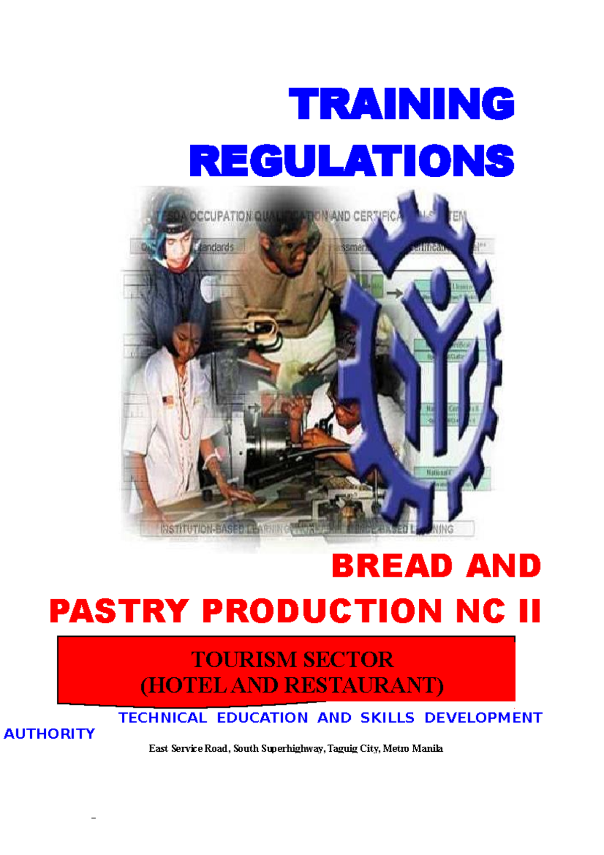 Bread and Pastry Production NC II - _ TRAINING REGULATIONS BREAD AND ...