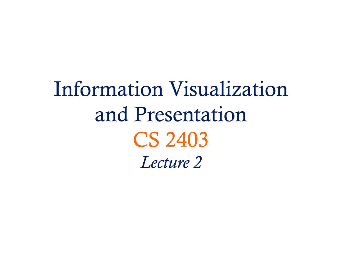 Lesson 2 Lecture - Business Intelligence Moving from data to action ...