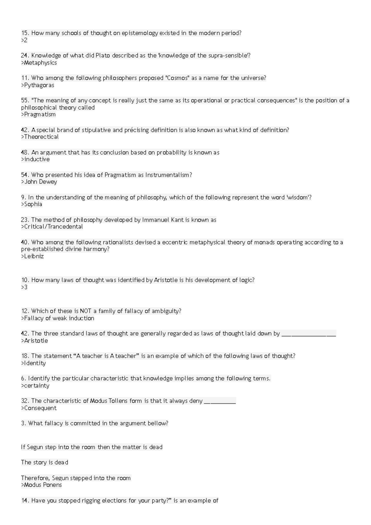 GST 203 TMA Solution 3 - How many schools of thought on epistemology ...