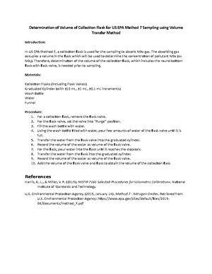 Method 2 - Notes - Method 2 — Determination of Stack Gas Velocity and ...