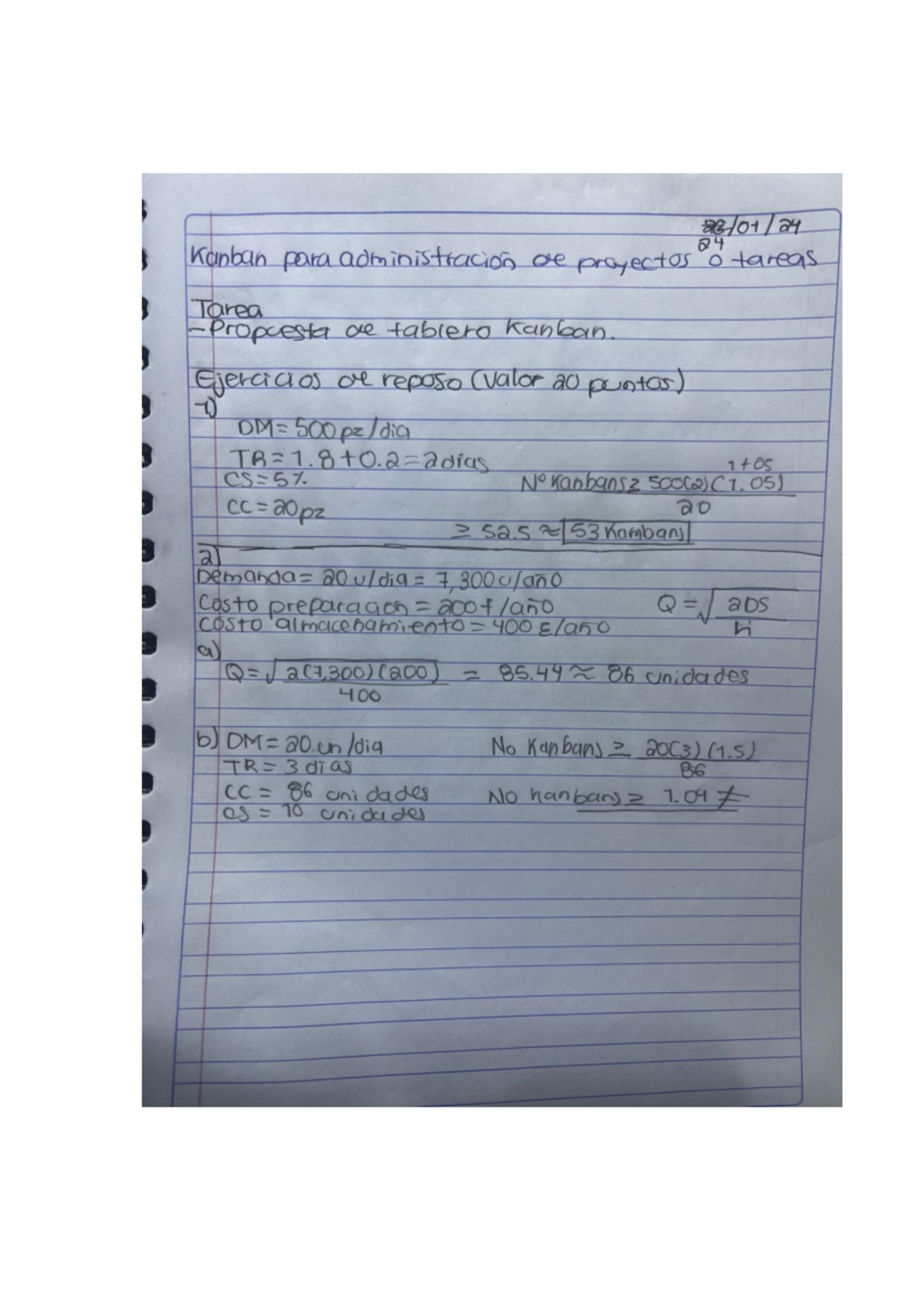 Ejercicios Kanban Jael Atziry Morales Espinoza 5C - 24 Kanban para administracion are projectos ...
