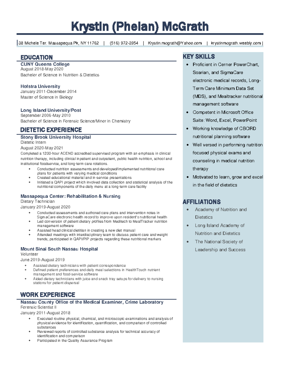 511776978 new resume pdf - Krystin (Phelan) McGrath 38 Michele Ter ...