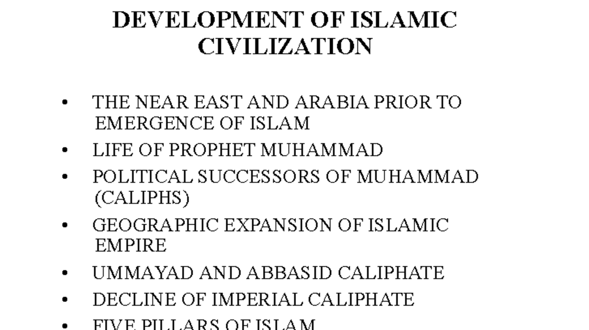 HS100September 30 - Professor Jalali, Dr Bahar - DEVELOPMENT OF ISLAMIC ...