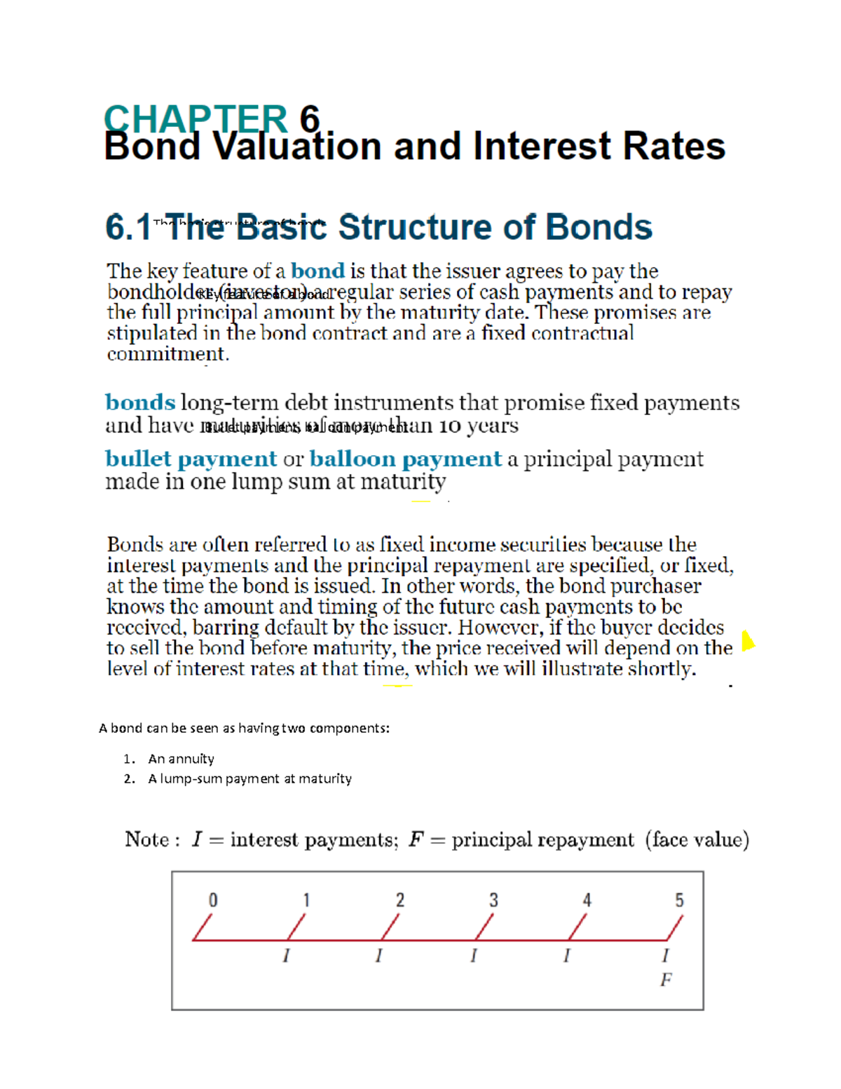Chapter 6 - Be advised some of these notes use modified formulas that ...