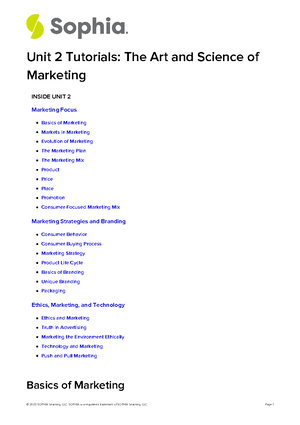 Unit-1-tutorials-planning - Unit 1 Tutorials: Planning INSIDE UNIT 1 Managing and Performing ...