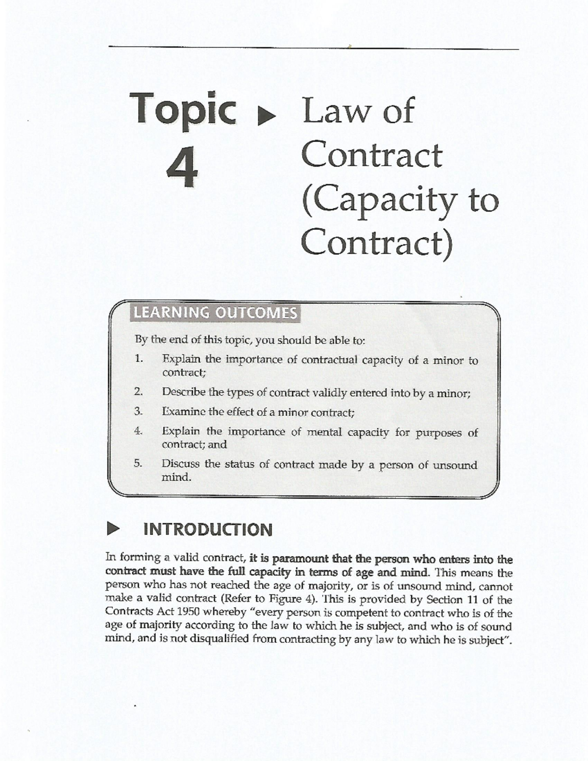 Law-of-contract-capacity-to-contract for contract - Contract law I ...