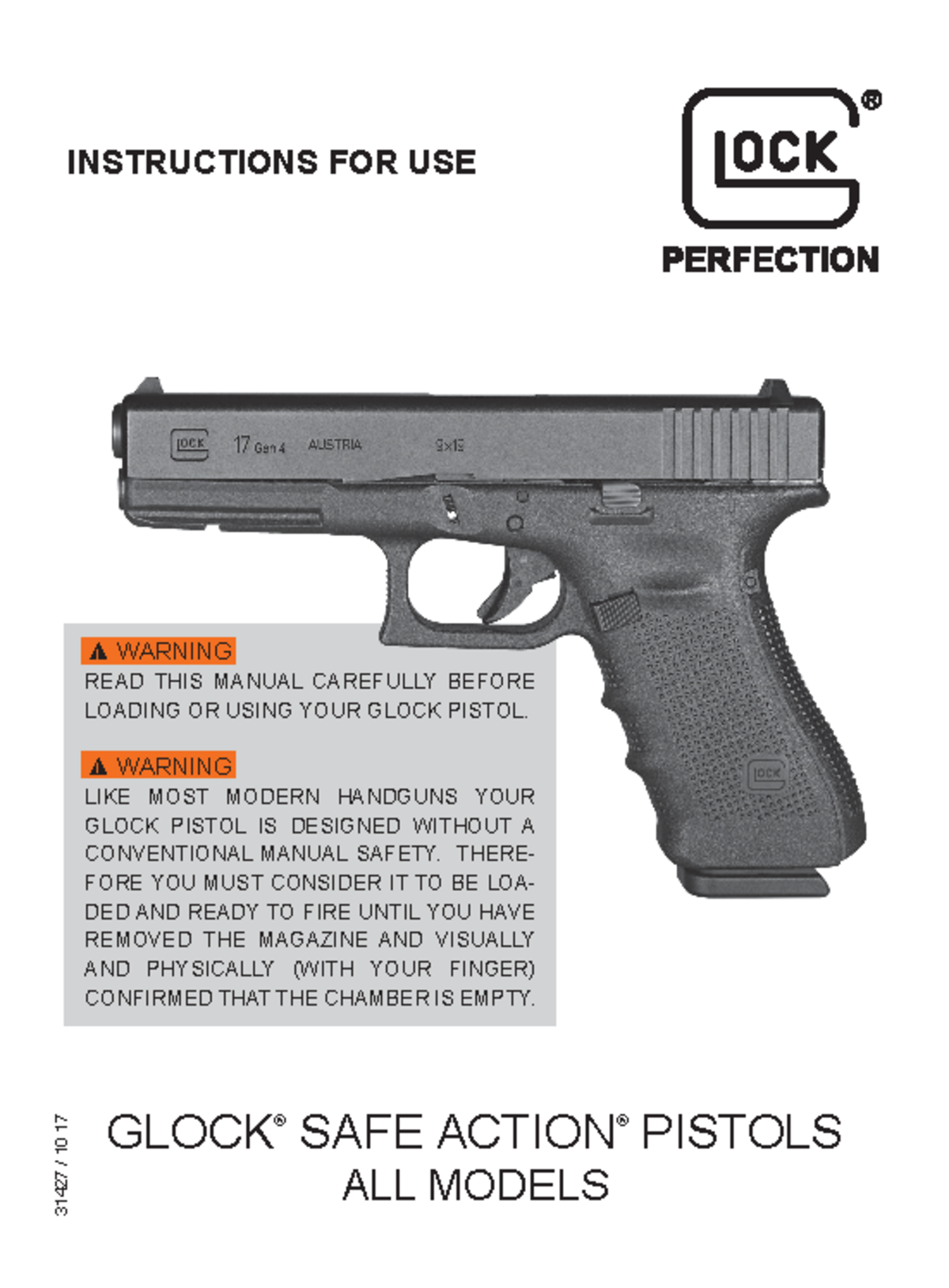 Instruction for Use Gen5-Xmodel EN 22012 018 - GLOCK ® SAFE ACTION ...
