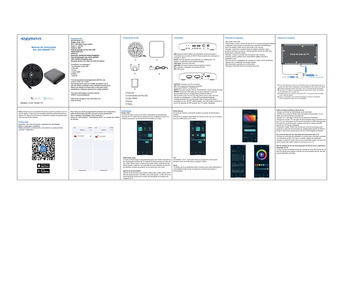 CLW Smart TV USER Manual b680b19a50 - Manual de instruções Kit LED ...