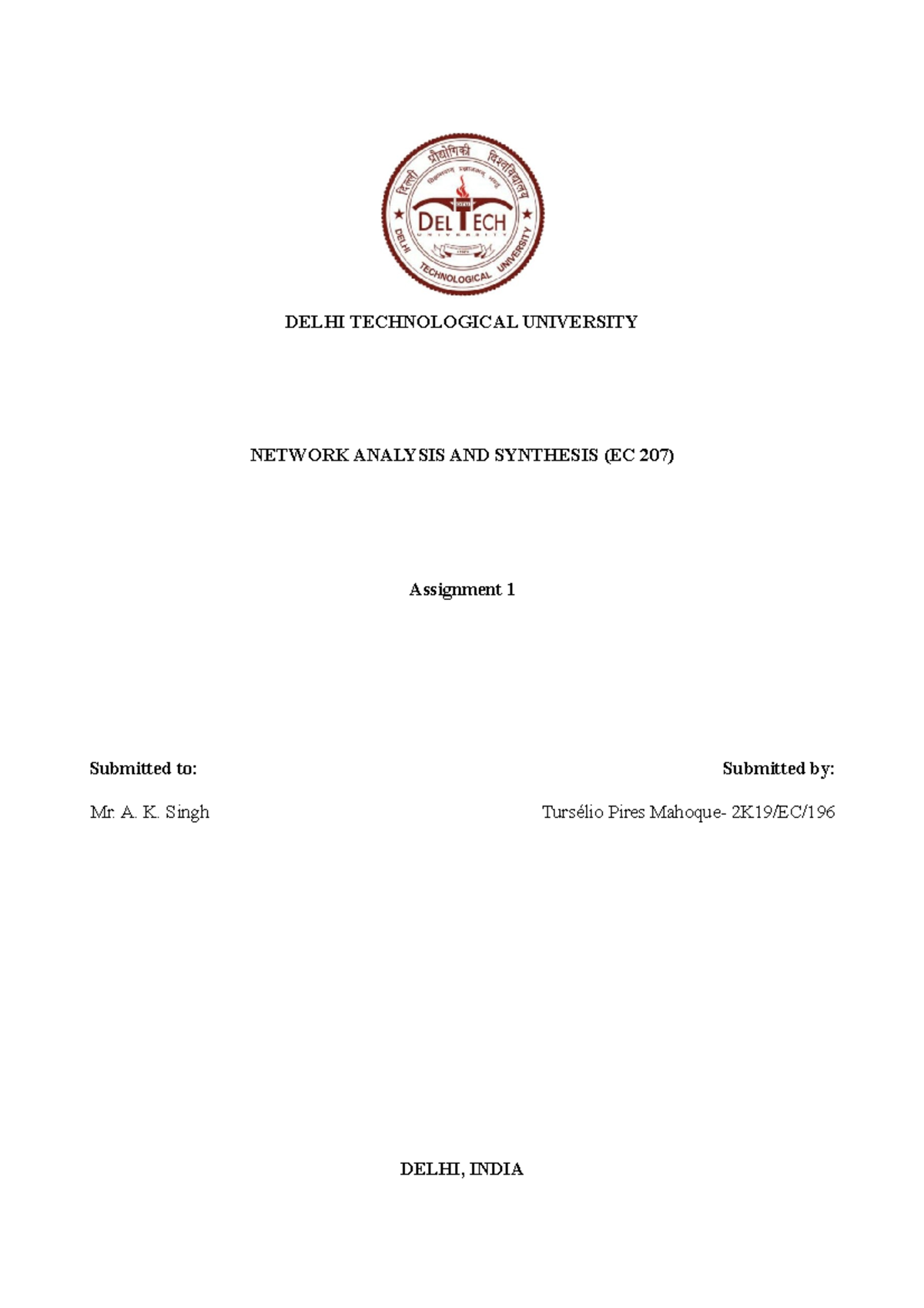 Network Analysis And Synthesis Transient Response Of Rc Rl And Rlc