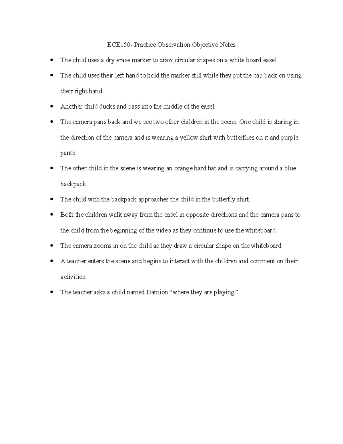 ECE150 Practice Observation Notes Jordan Vance 2021 04 07 - ECE150 ...