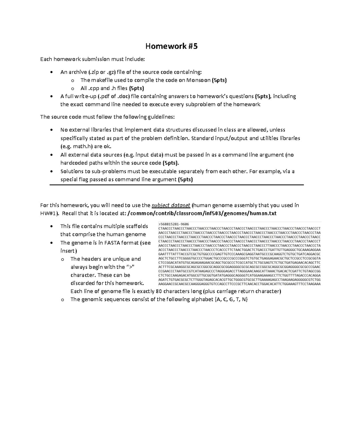 Homework 5 1682030896499 - Homework Each homework submission must include: An archive (.zip or ...