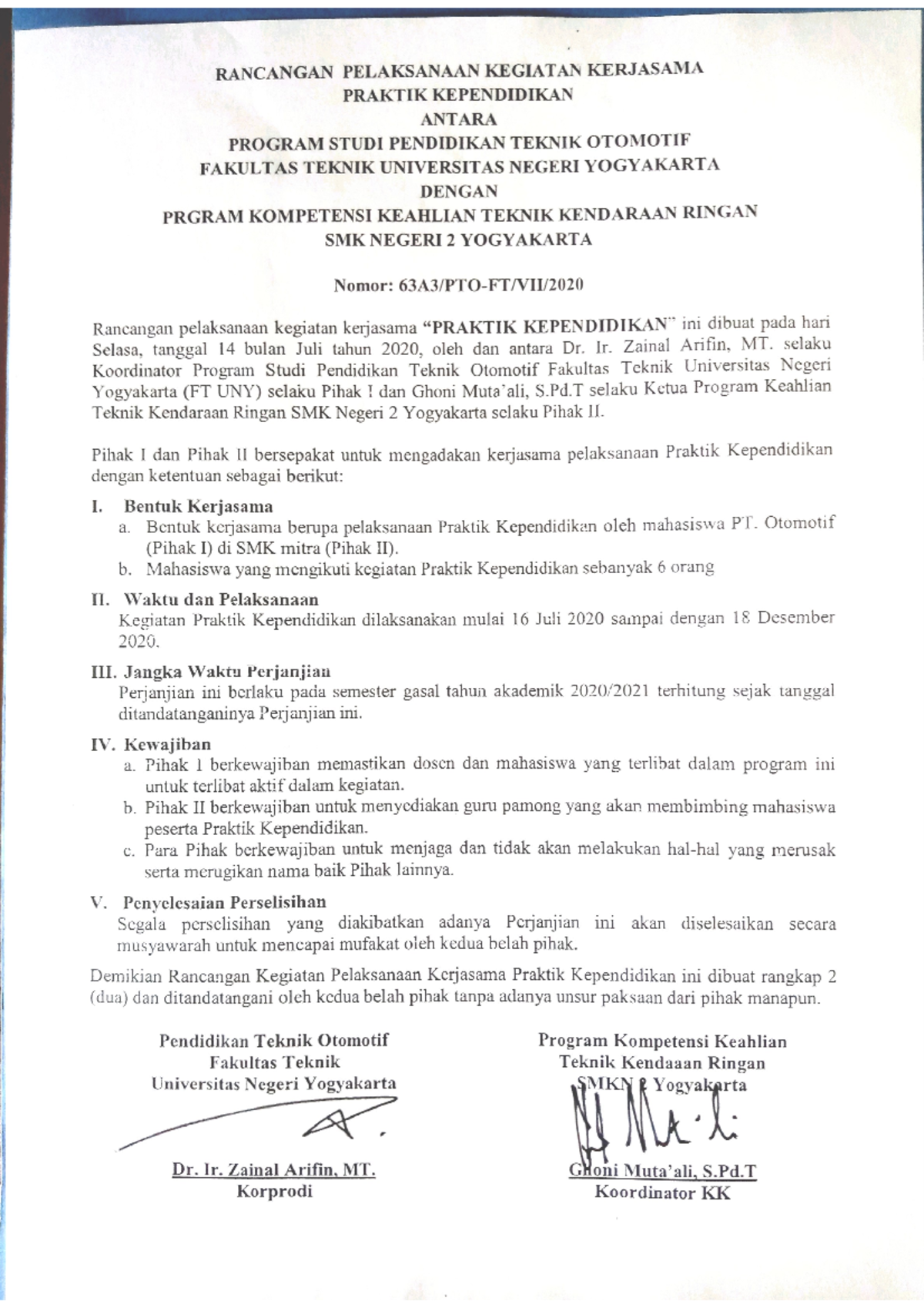 Dokumen IA PPL UNY 2020 - Magang Kependidikan (Educational Internship ...