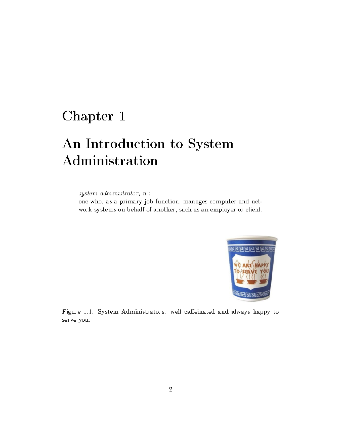 Introduction to system Administration - Chapter 1 An Introduction to ...