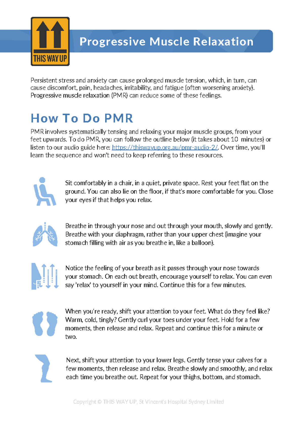 Progressive Muscle Relaxation - PMR involves systematically tensing and ...
