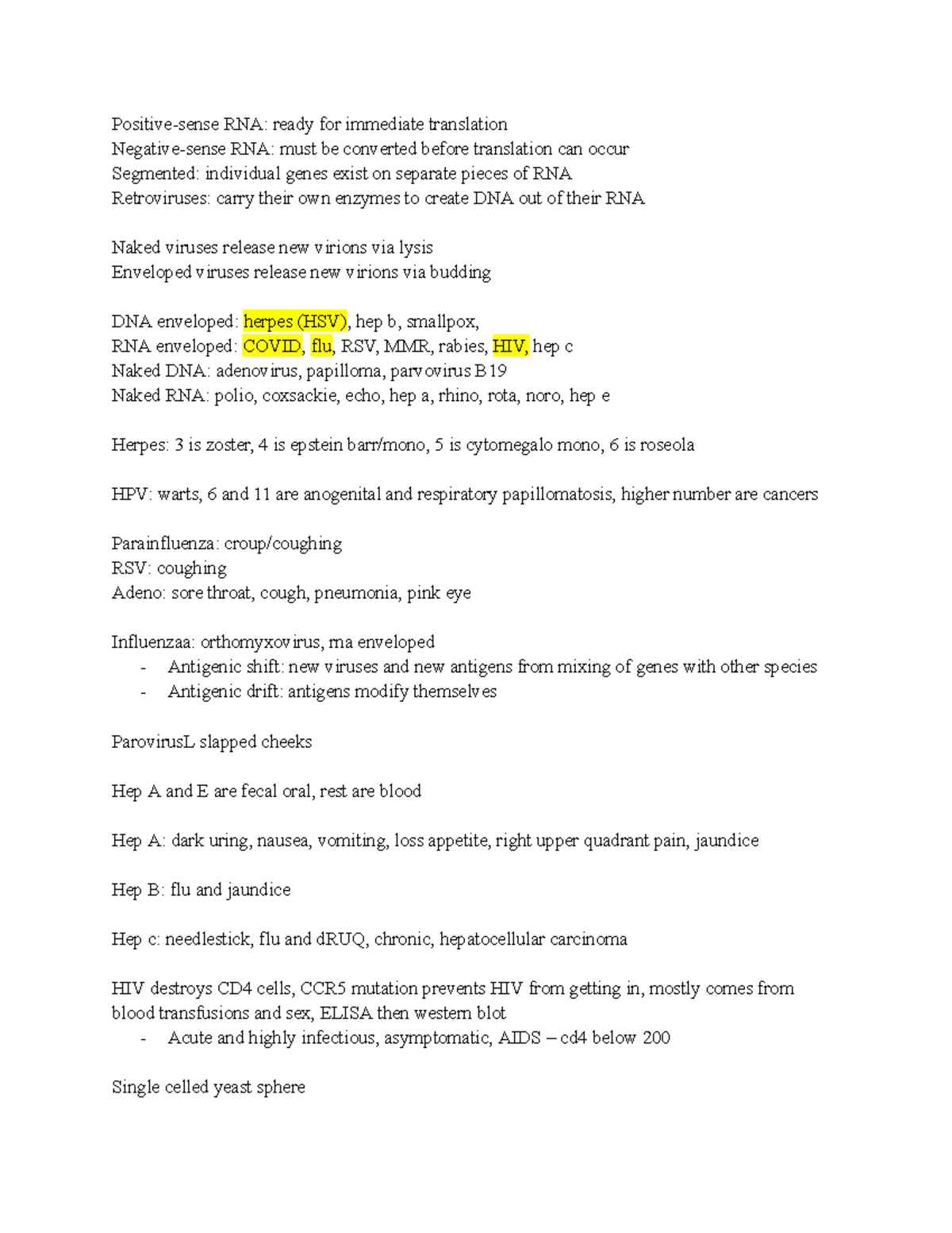Microbiology viruses etc - Positive-sense RNA: ready for immediate ...