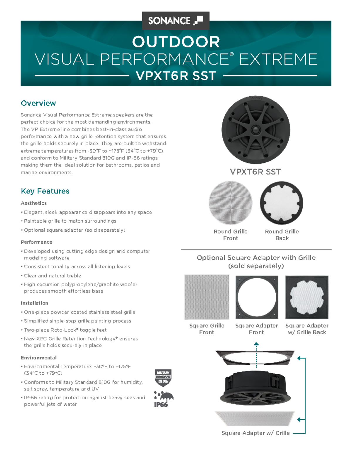 Extreme VPXT6R SST Data Sheet - VISUAL PERFORMANCE ####### ® EXTREME ...