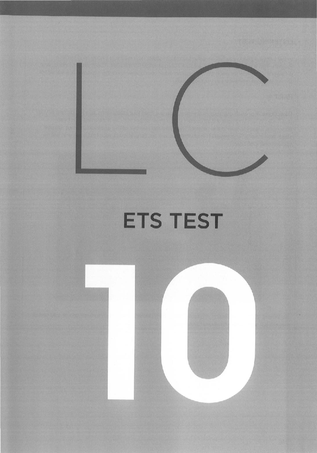 LC - TEST 10 - ENGLISH - Architecture - Studocu